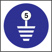Electrical Safety Earthing Metal Labels