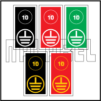Electrical Grounding & Earthing Labels
