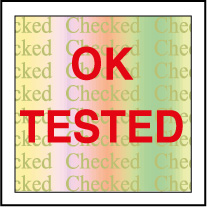 OK Tested Hologram Stickers